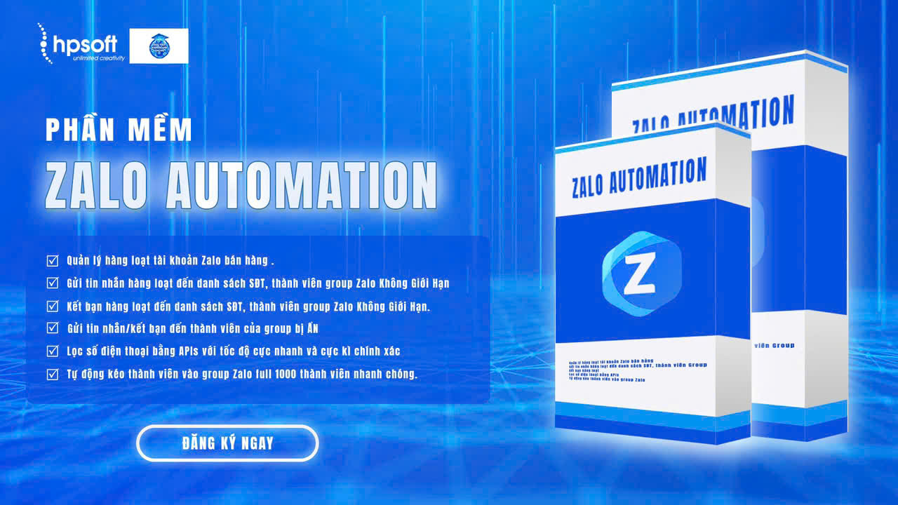 Phần mềm Zalo Automation mời vào nhóm Zalo 1000 tự động